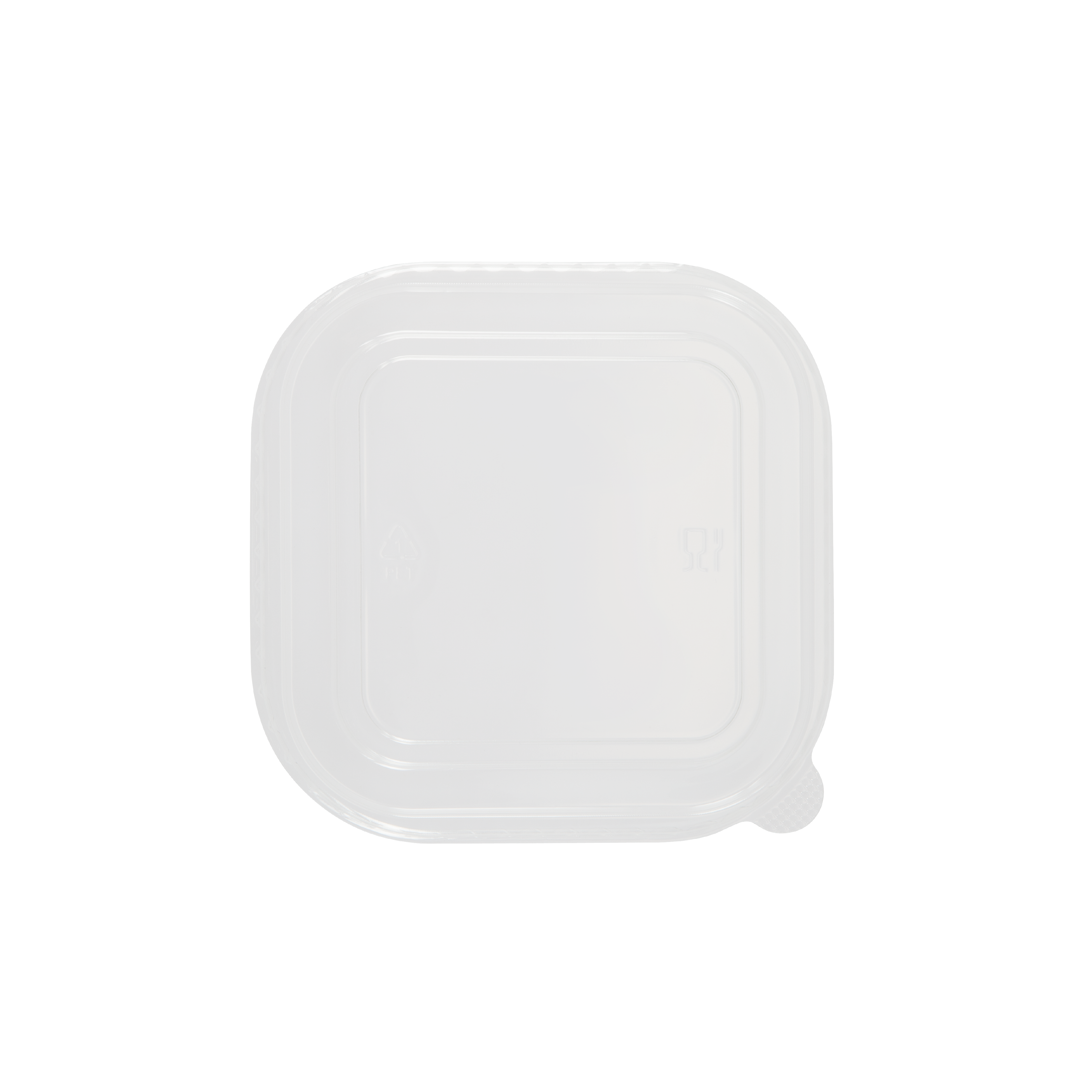 Clear PET Square Salad Bowl Lid – 750 and 1000ml – Viro Solutions